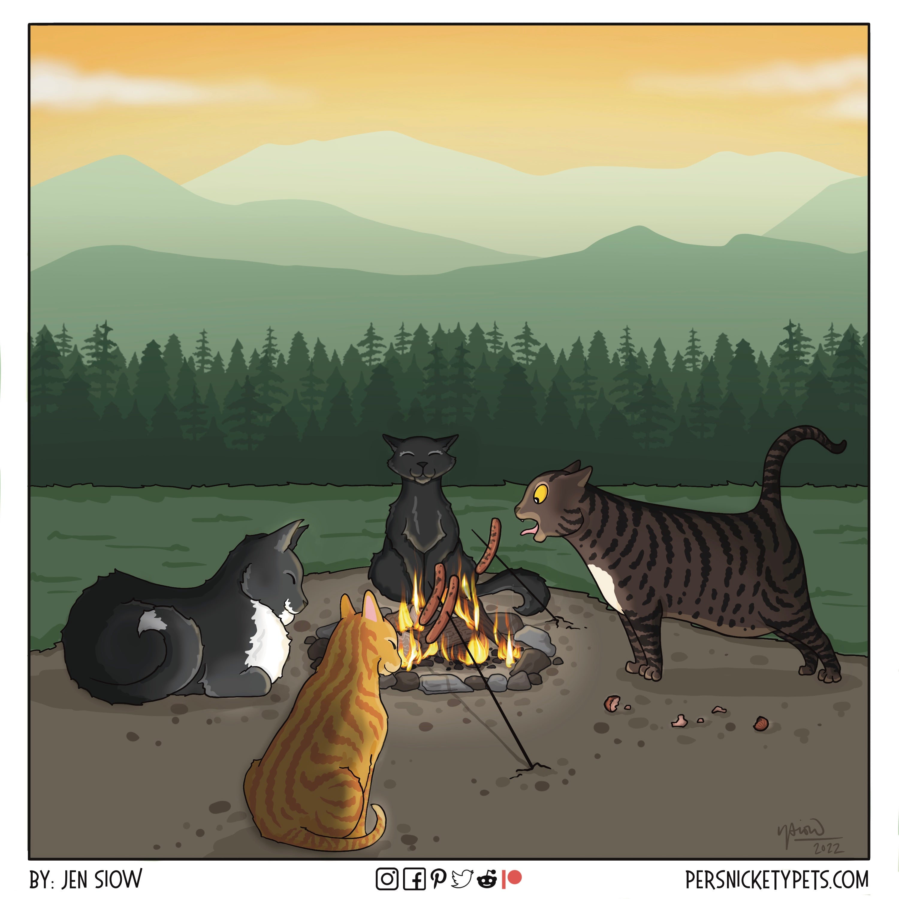 Around the Campfire – Persnickety Pets